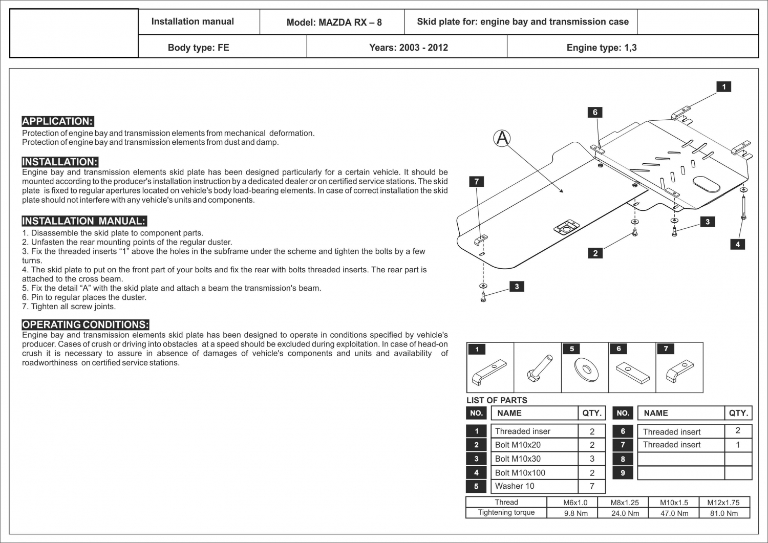 M-tech Under-tray System Installation - Ryan Rotary Performance