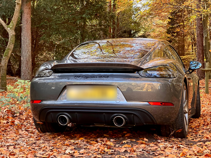 718 Cayman GT4 Style Carbon Fiber Duck Tail - Ryan Rotary Performance
